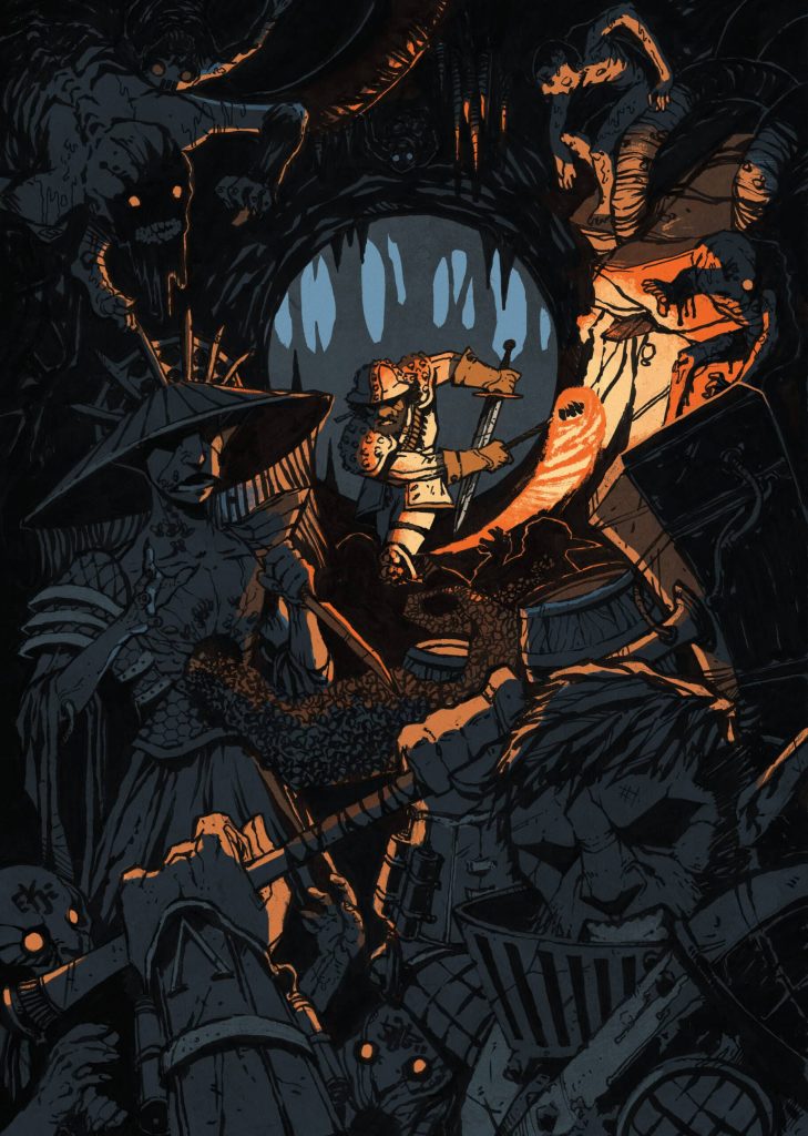 Heart: The City Beneath RPG - Rowan, Rook and Decard