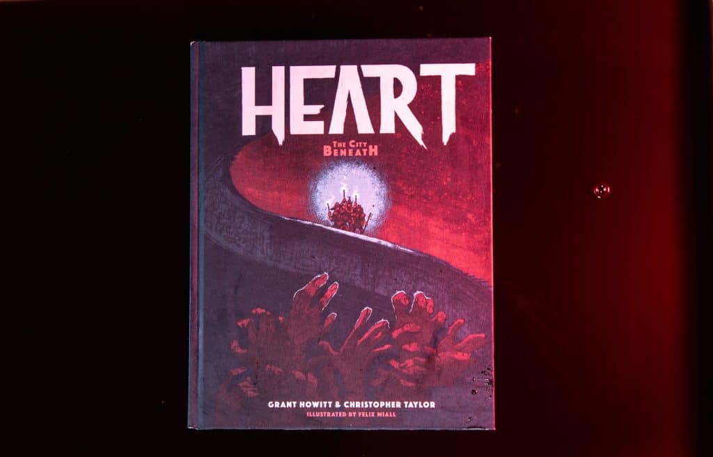 Heart: The City Beneath RPG - Rowan, Rook and Decard