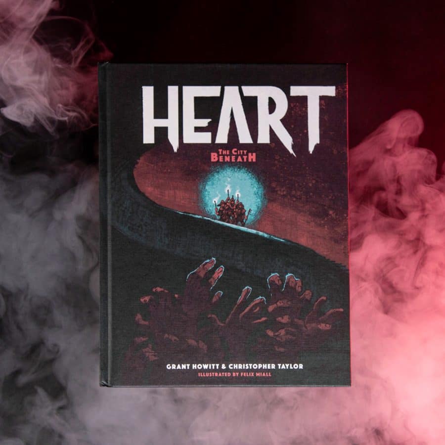 Heart: The City Beneath RPG - Rowan, Rook and Decard