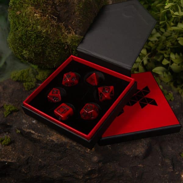 DIE resin dice - Rowan, Rook and Decard