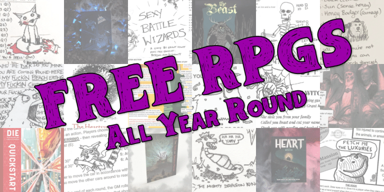 Free RPG Day? Try Free RPG FOREVER! - Rowan, Rook and Decard